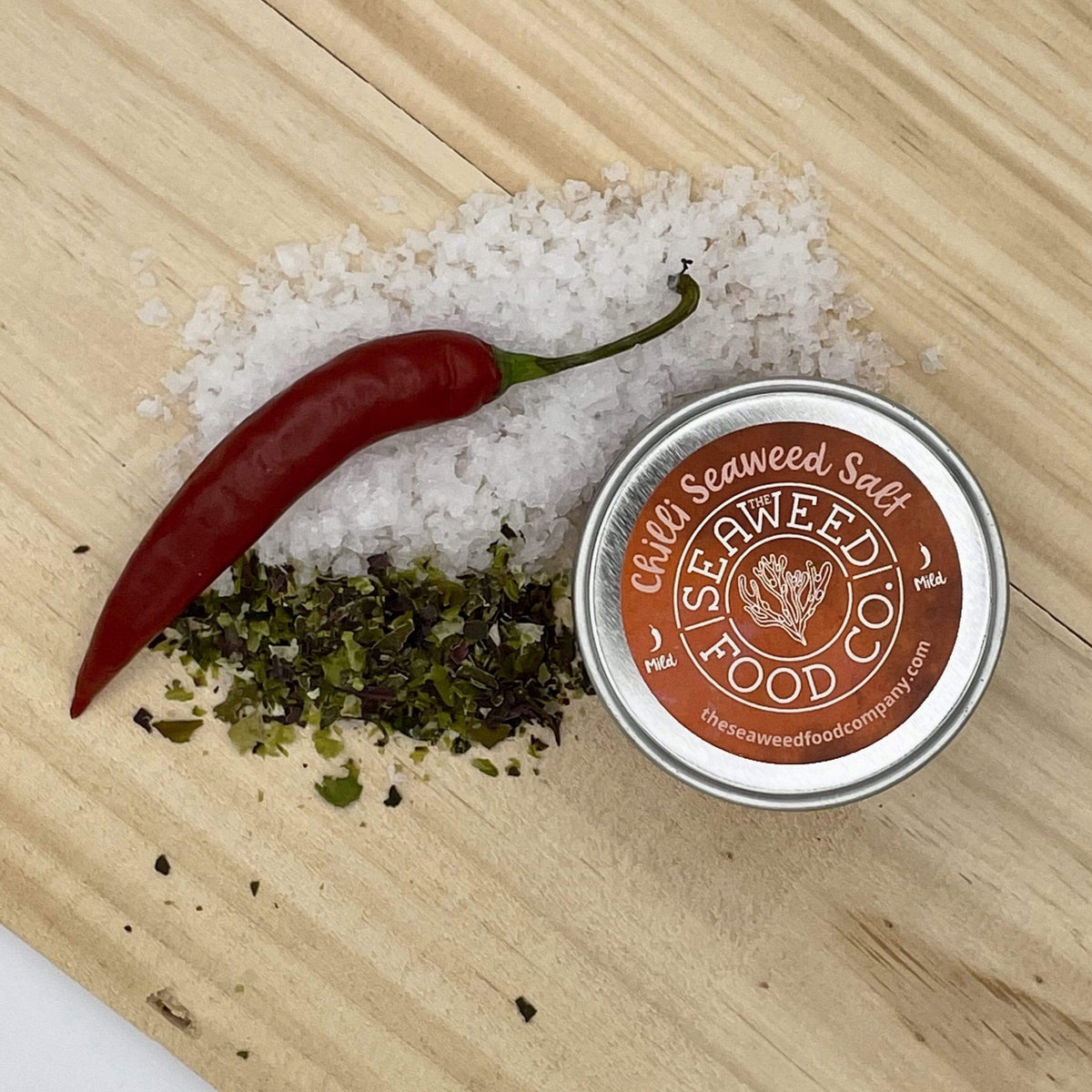 Chilli Seaweed Salt - Mild – Guernsey Seaweed
